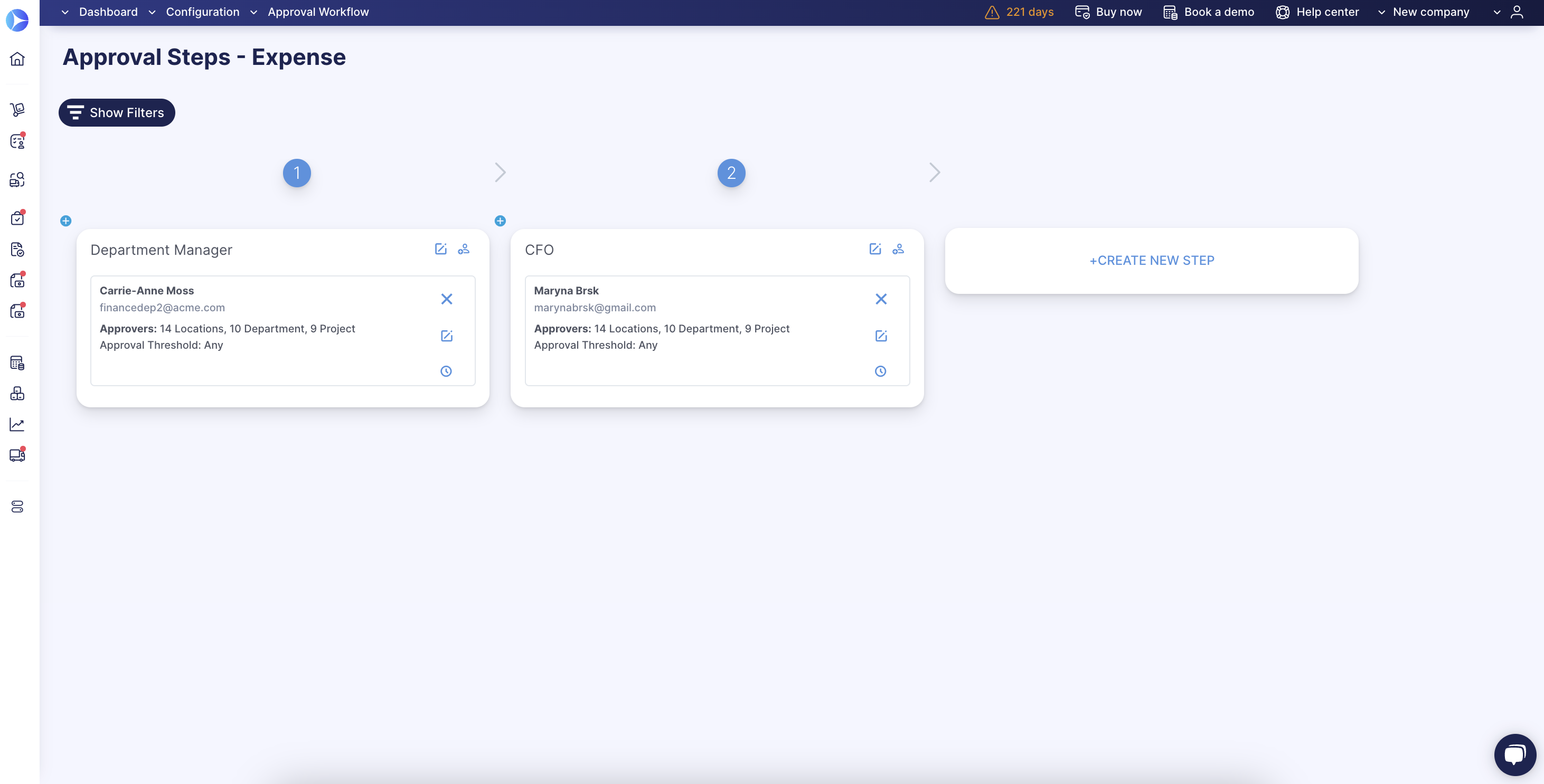 How to Approve/Reject Expenses